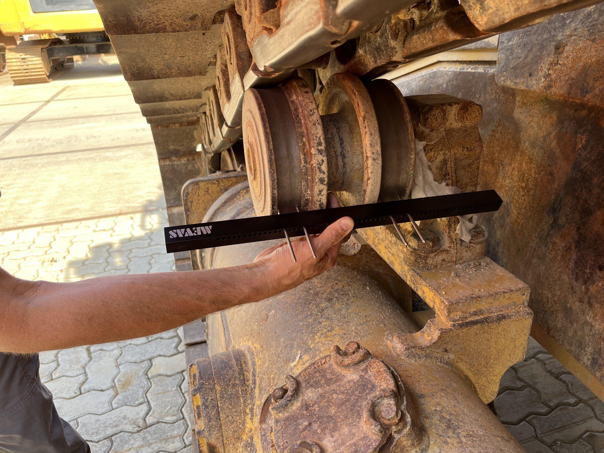 How to measure the undercarriage on used machines?